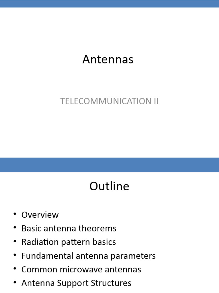 Antennas | PDF | Antenna (Radio) | Wireless