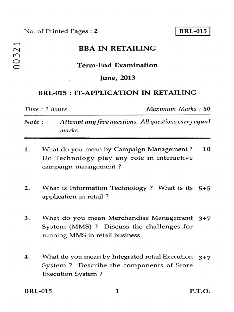 BRL 015 | PDF | Business