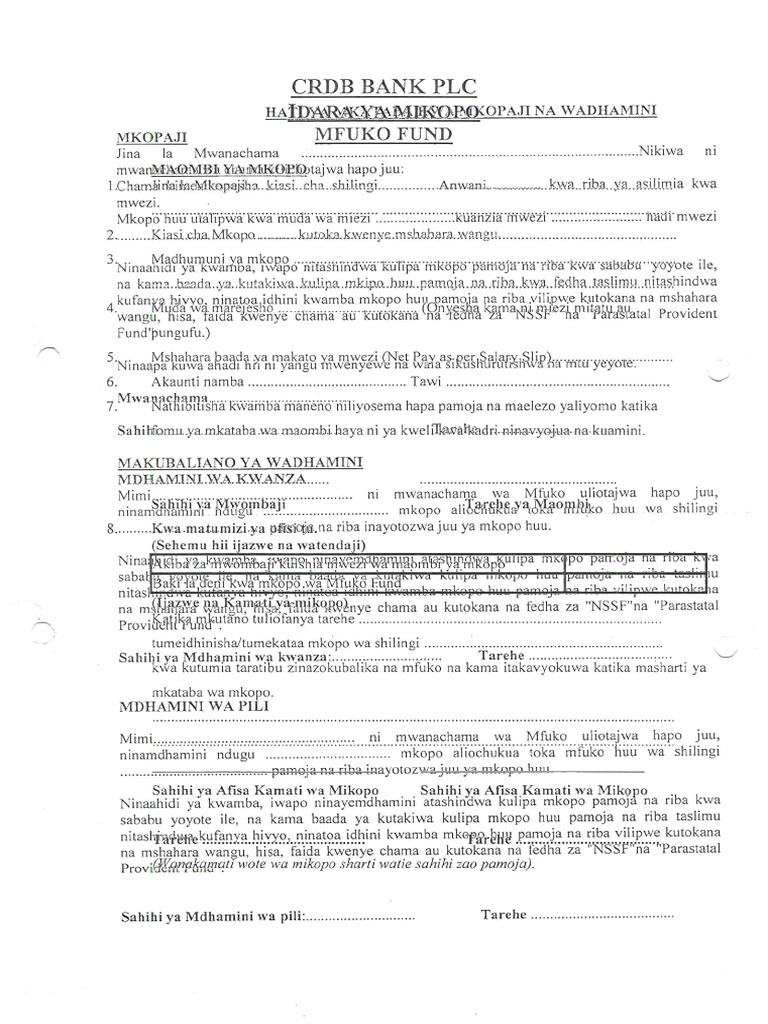 Application Forms | PDF