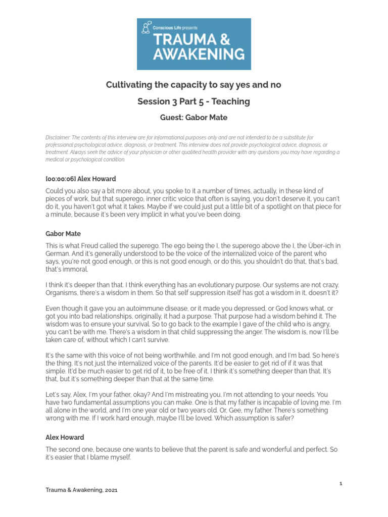 T+A Session 3 Part 5 - Teaching | PDF | Compassion | Id