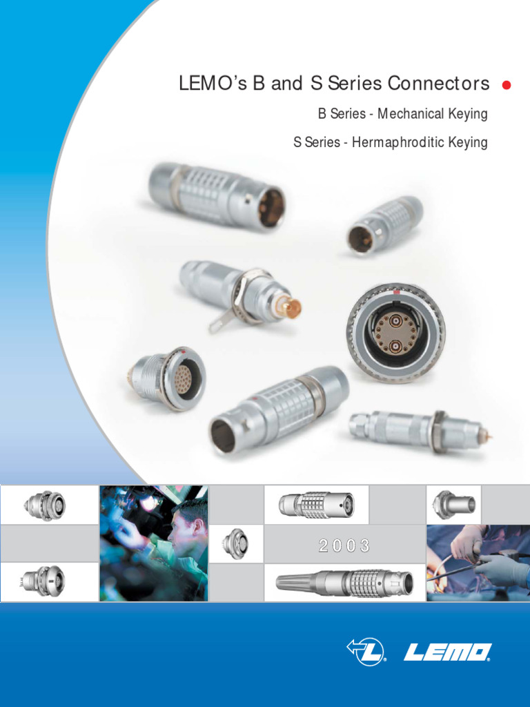 LEMO S&B Series Catalog | PDF | Electrical Connector | Electromagnetic ...