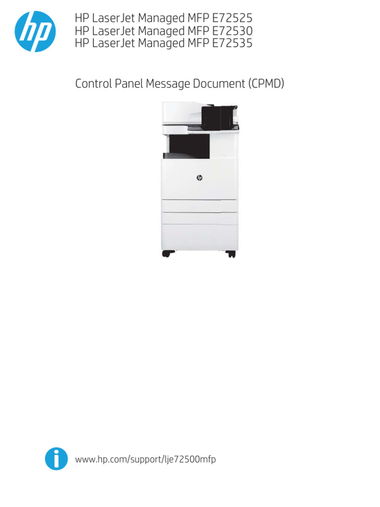HP E72525 30 35 CPMD | PDF | Software | Office Equipment