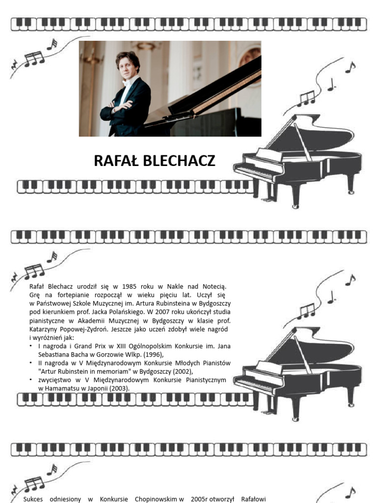 Prezentacja Rafał Blechacz | PDF