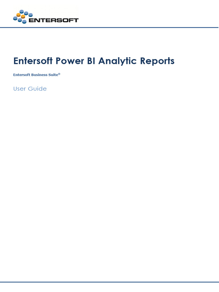EBS - PowerBIAnalyticReports - UserGuide | PDF | Analytics | Json