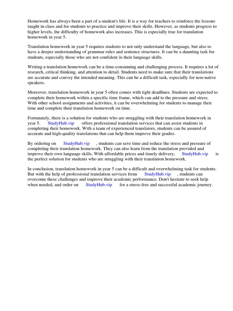 Translation Homework Year 5 | PDF | Translation (Biology) | Gene Expression