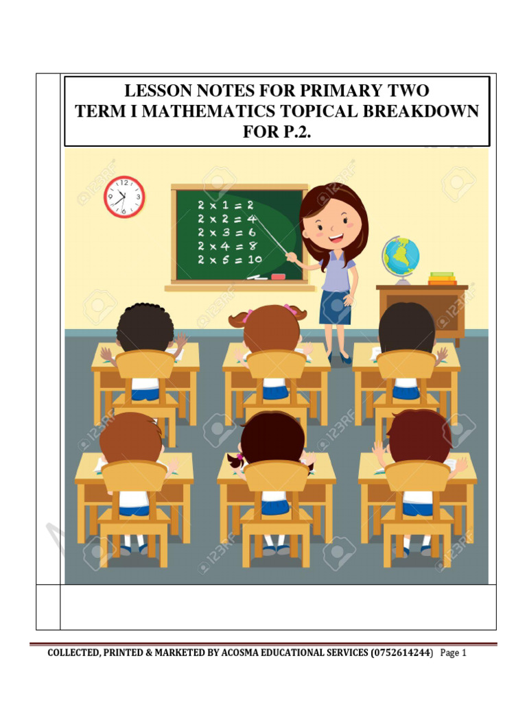 Primary Two Maths | Download Free PDF | Multiplication | Length