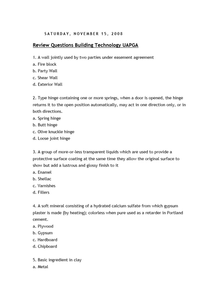 Building Technology | PDF | Framing (Construction) | Concrete