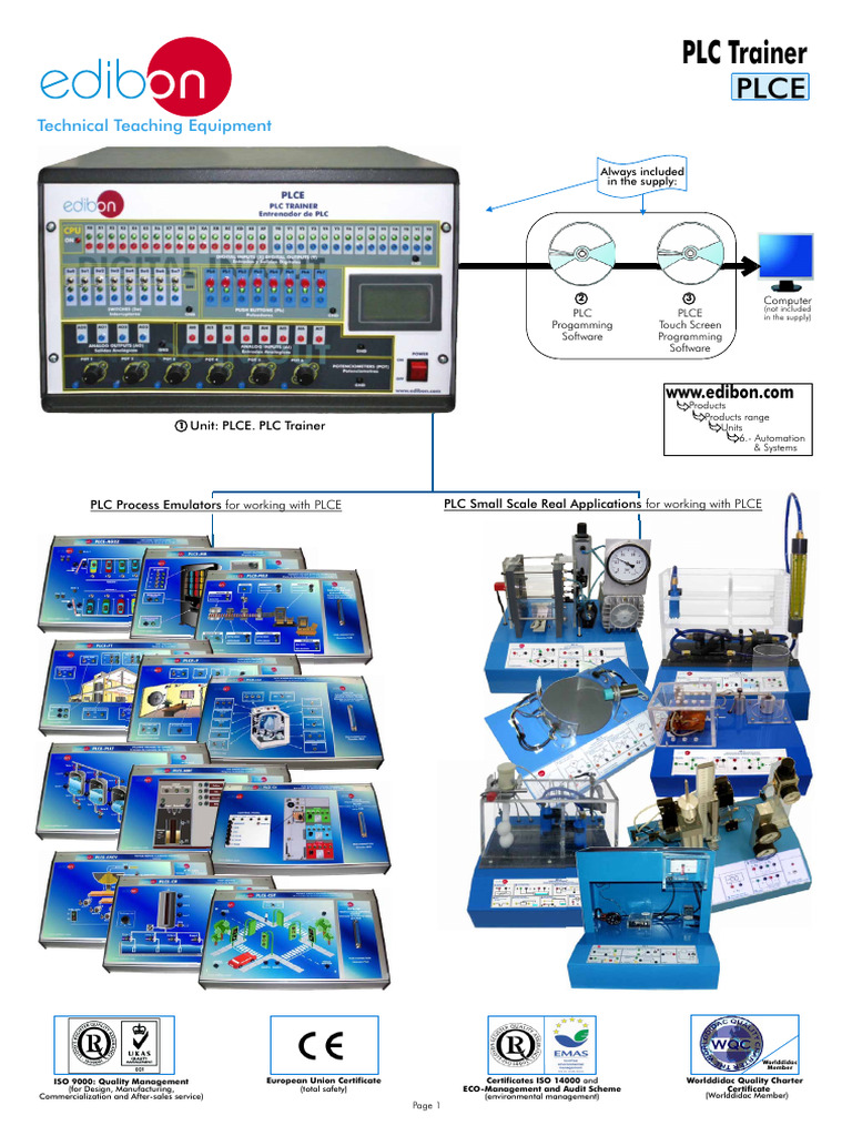 PLC Trainer | PDF | Programmable Logic Controller | Computer Program