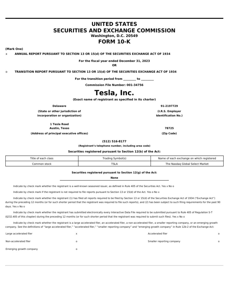 Tesla Ar 2023 | PDF | National Highway Traffic Safety Administration ...