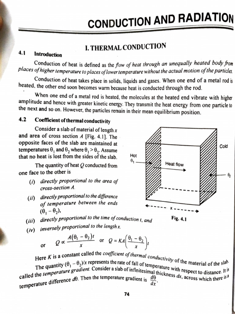 Transmission of Heat - Unit 1 | PDF | Electromagnetic Radiation ...