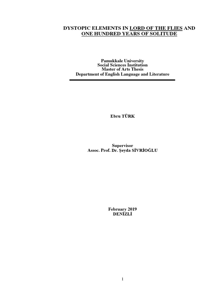 highlighted lord of flies | PDF | Dystopia | Utopia