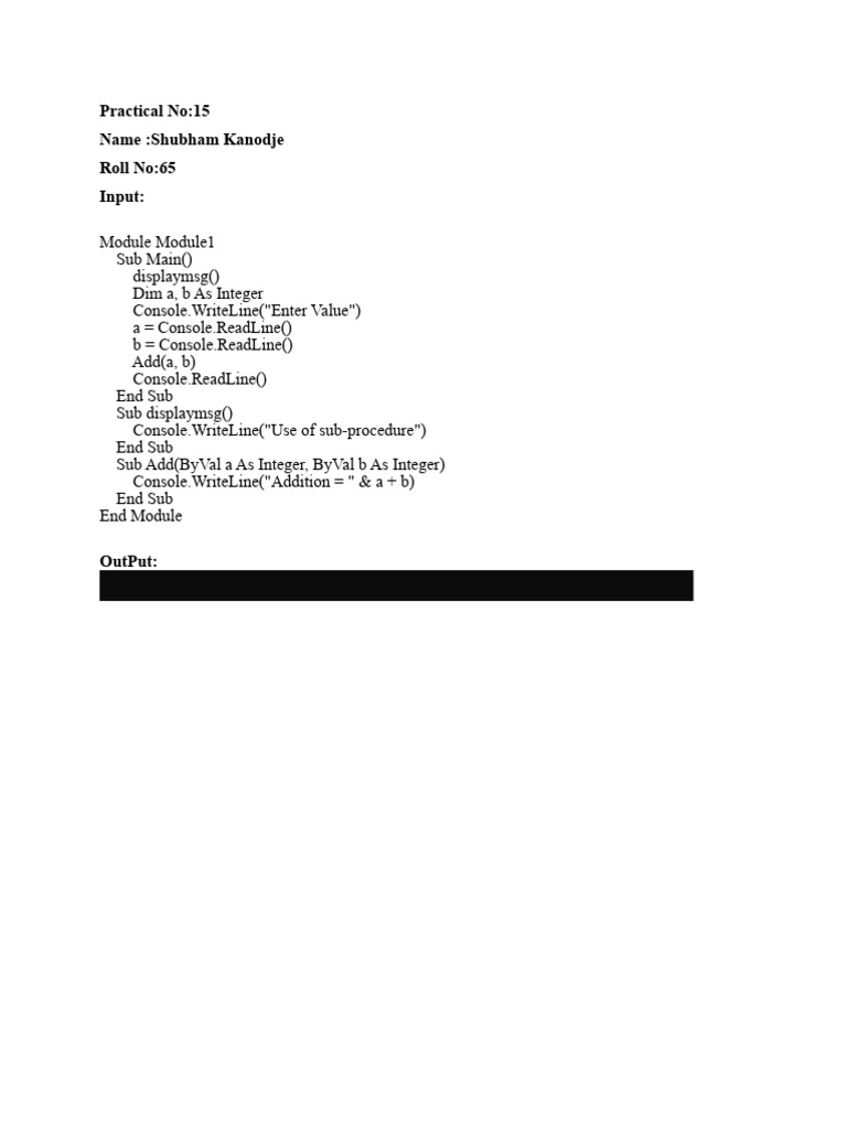 Practical No15GAD | PDF