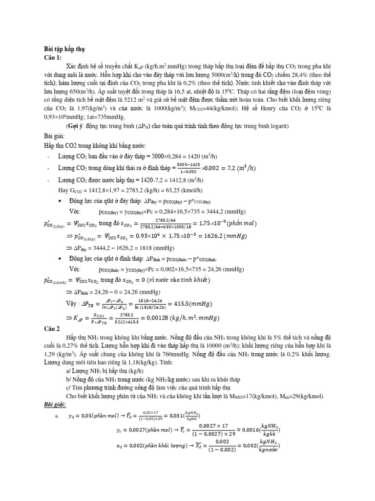 Bai tap truyen khoi | PDF