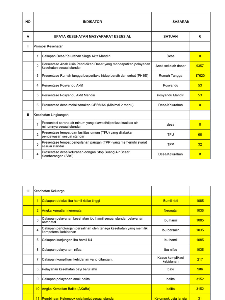 Indikator PKP Ukm 2024 | PDF