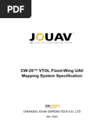 JOUAV CW Series VTOL UAV Brochure | PDF | Unmanned Aerial Vehicle | Camera