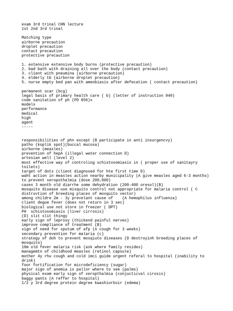 104 Lec | PDF | Sanitation | Diseases And Disorders