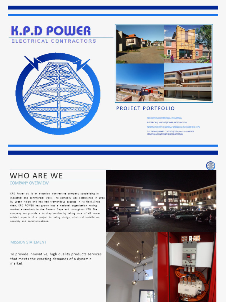 Portfolio KPD Power | PDF | Employment | Durban