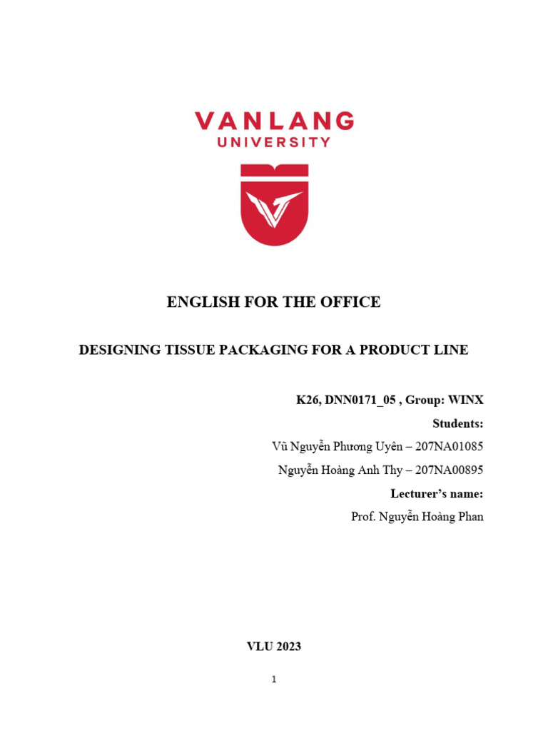 Designing Tissue Packaging Pdf Target Audience Retail