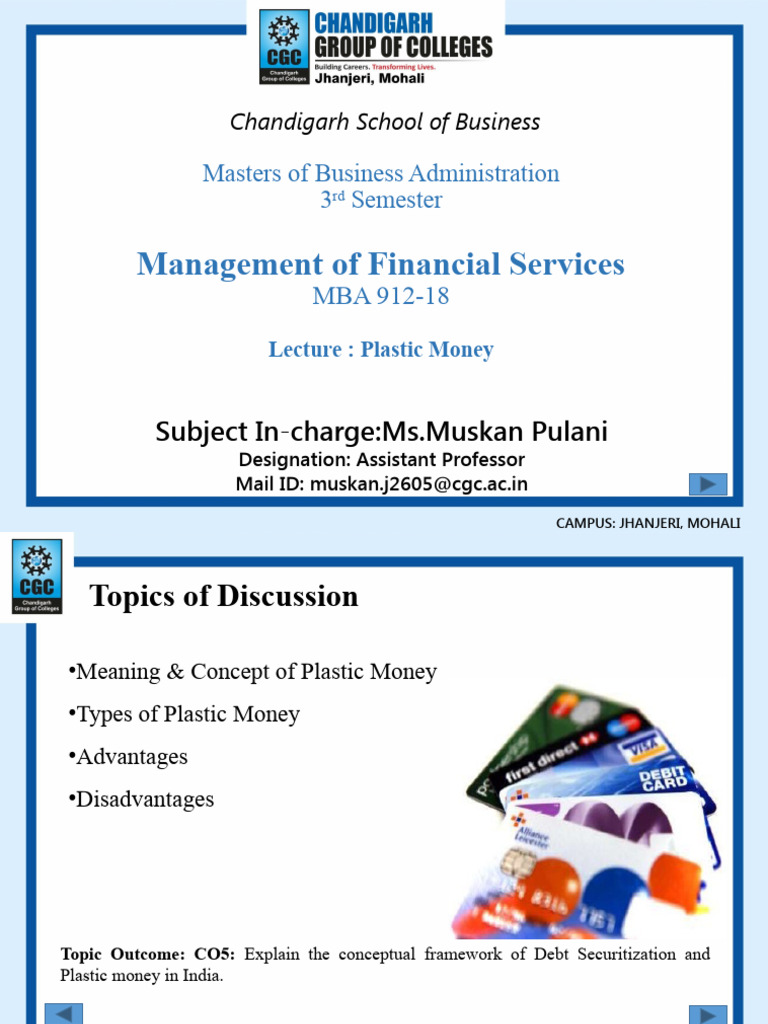Understanding Plastic Money in India | PDF | Debit Card | Credit Card