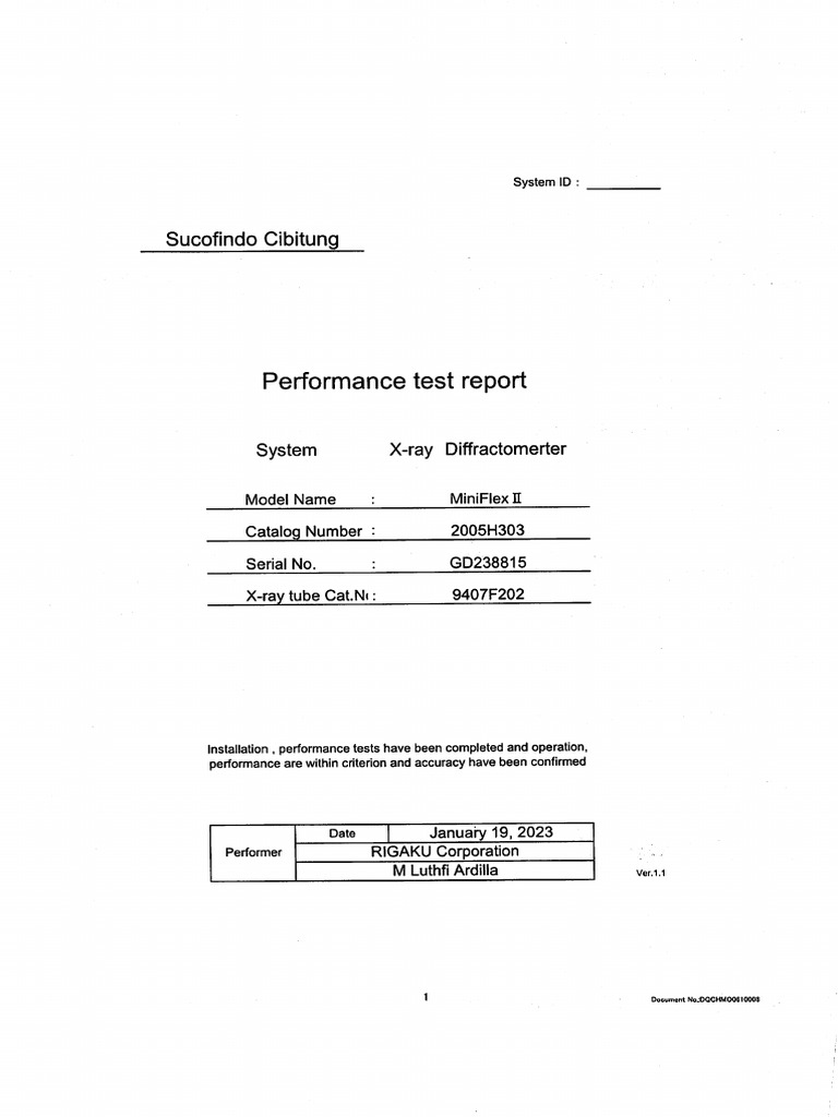 Performance Test Report | PDF