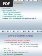 Gas Chromatography, GC | PDF | Gas Chromatography | Chromatography