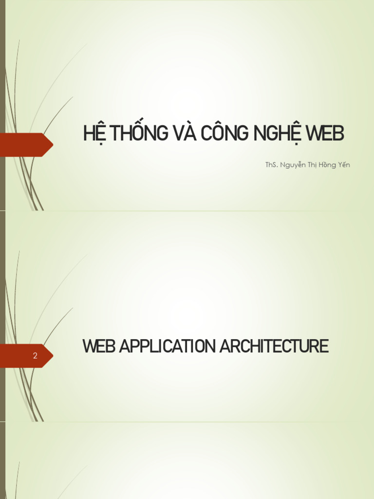 C1 - Web Architecture - End | PDF