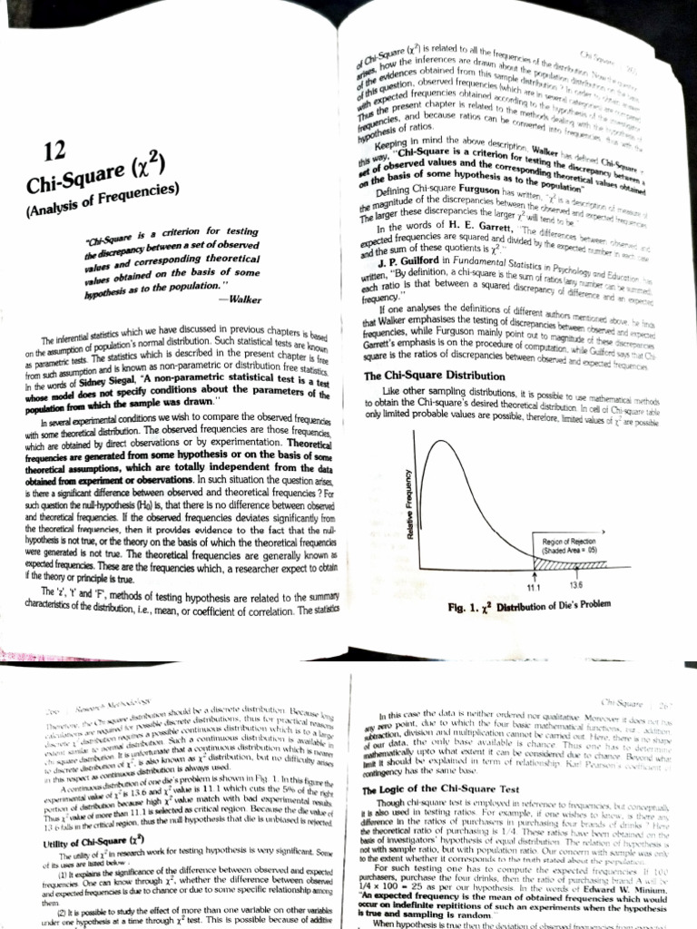 Understanding Chi-Square Analysis | PDF | Statistics | Chi Squared ...