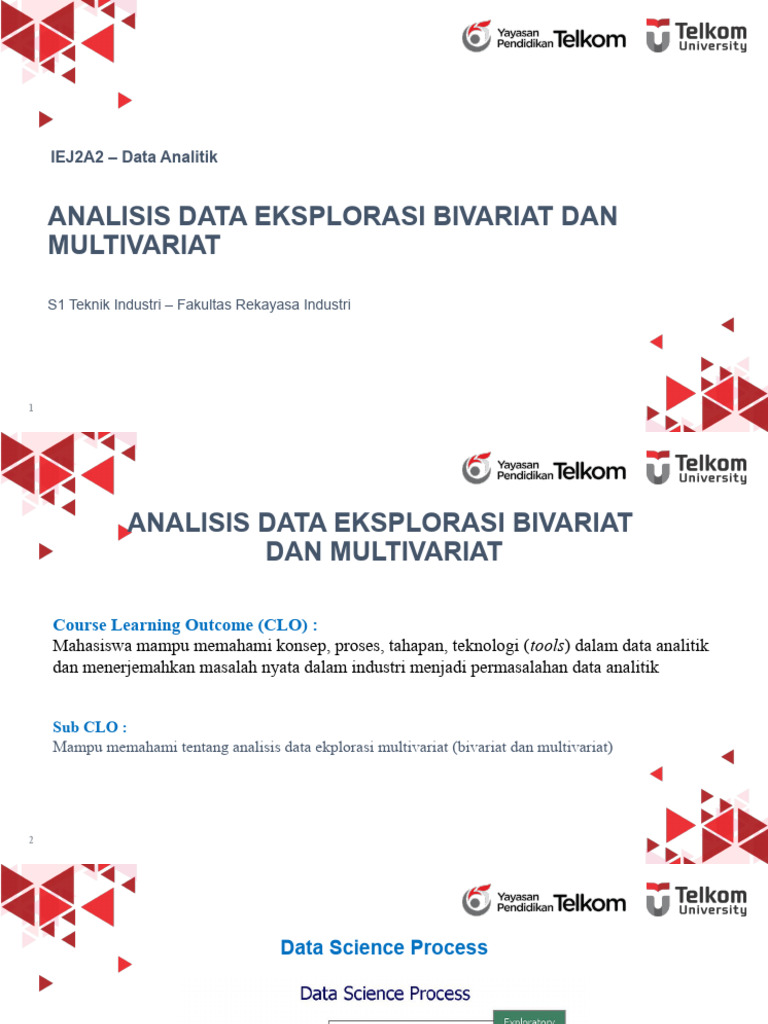 (Bahasa) Pertemuan 6 - Eksplorasi Dan Visualisasi Data Multivariat | PDF