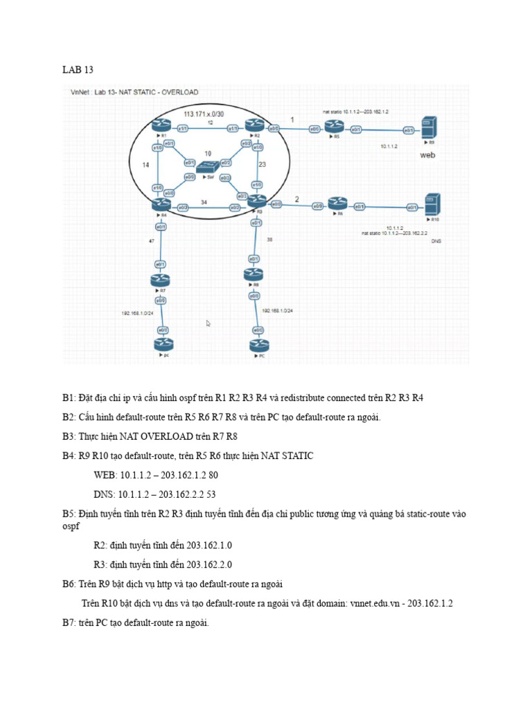 Note Nat Lab13 | PDF