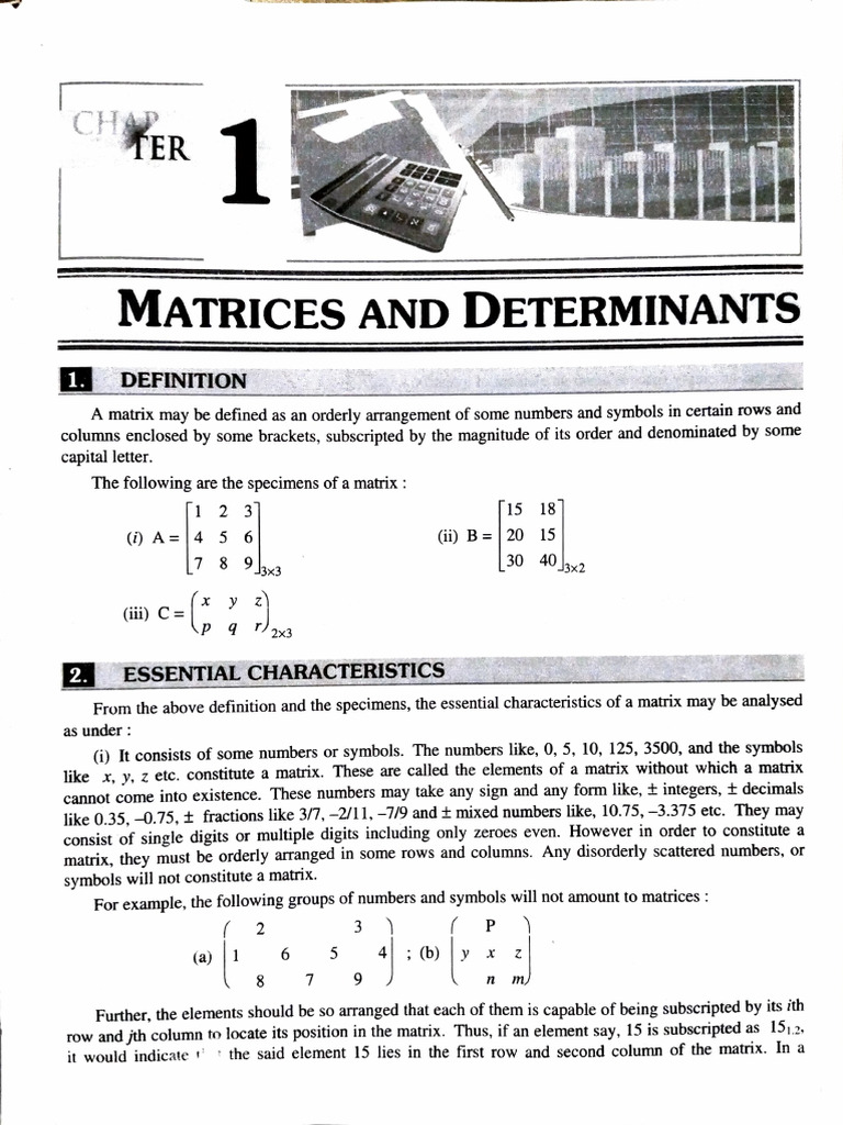 Adobe Scan 07-Mar-2024 | PDF | Matrix (Mathematics) | Determinant