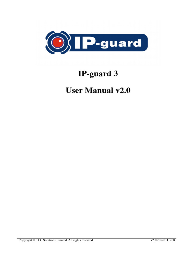 IP-guard 3 User Manual v2.0 | PDF | Installation (Computer Programs ...