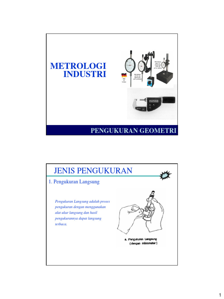 Jenis Jenis Pengukuran 2 | PDF