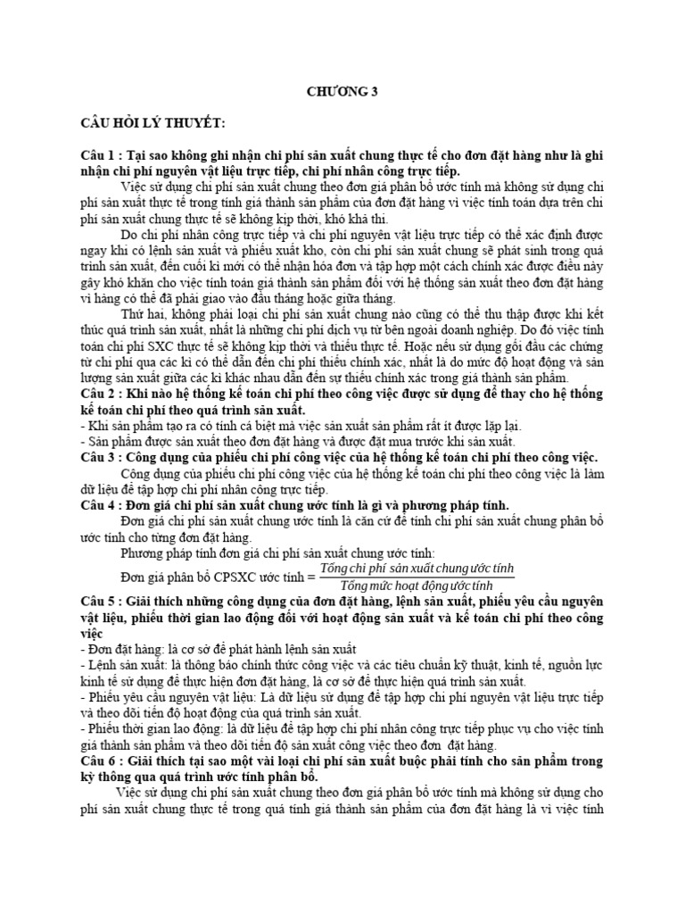 Chương 3 - KTQT | PDF