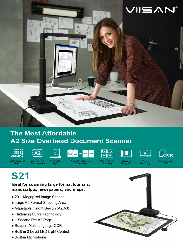 VIISAN - S21 - Brochure V1.2 | PDF | Image Scanner | Optical Character Recognition
