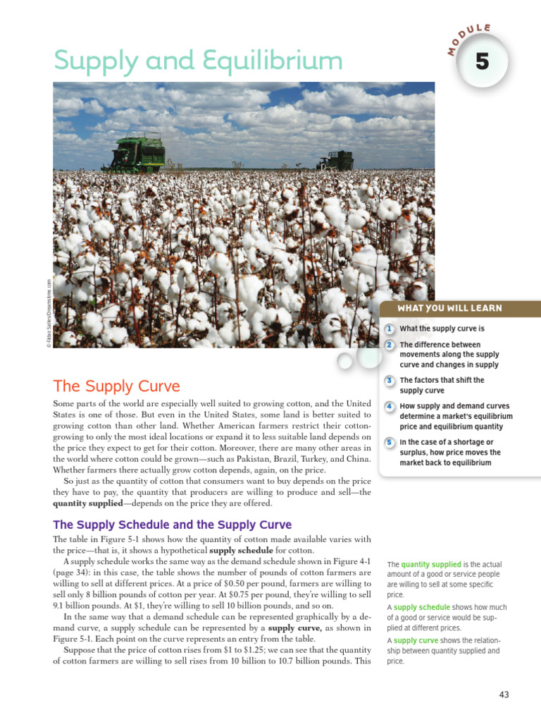 Macroeconomics - in - Modules - 3rd - Edition (Module 5) | PDF | Supply (Economics) | Demand