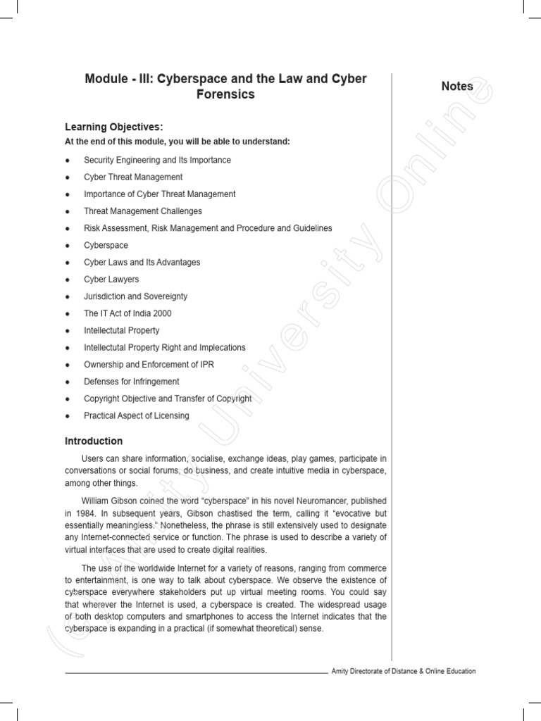 Module3-Cyber and Information Security | PDF | Security | Computer Security