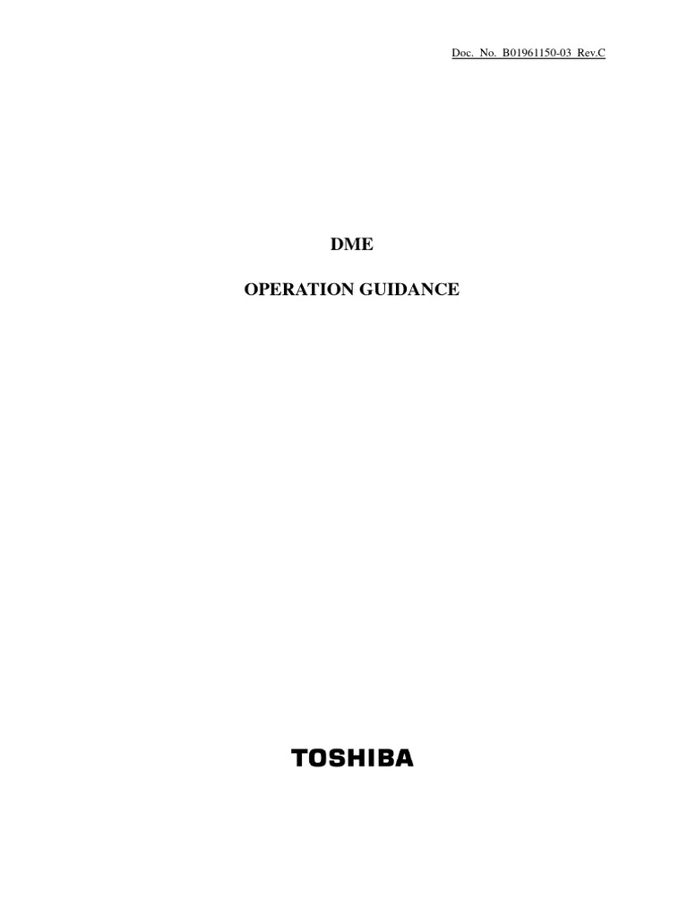 02 B01961150-03 Rev.C DME Operation Guidance | PDF | Cardiopulmonary ...