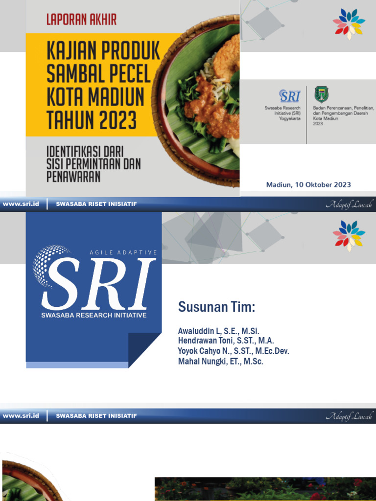 Kajian Ekonomi Sambel Pecel Madiun | PDF