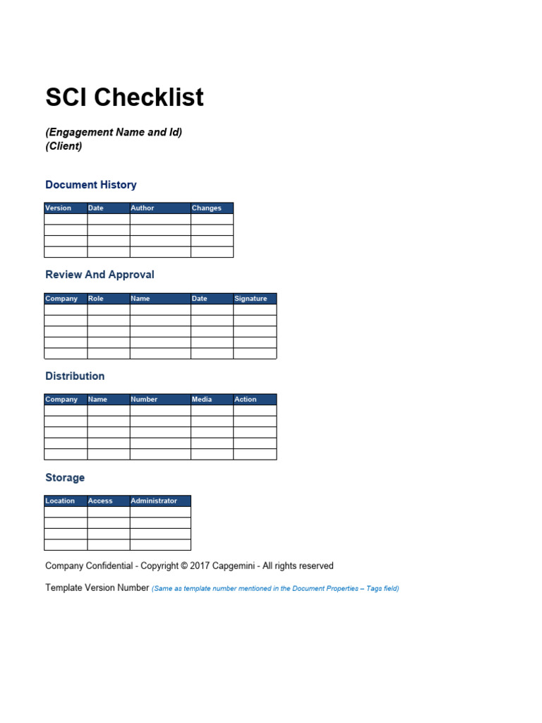 Checklist - For - Sofware Configuration Index | Download Free PDF | Computer Science ...