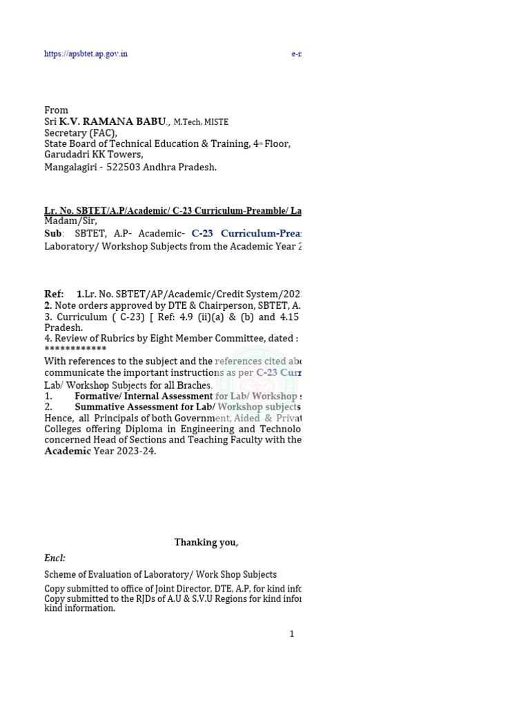 C23 - Lab Rubrics - 2023-24 | PDF | Experiment | Computer Programming