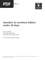 Neonatal Jaundice NICE Threshold Graphs | PDF | University College ...
