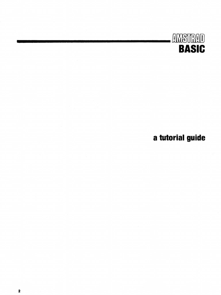 A Tutorial Guide - Part I Manual | PDF