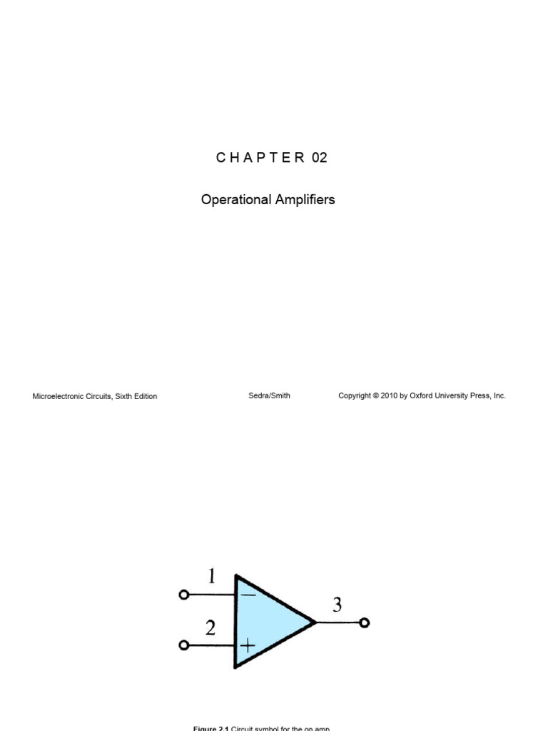 Ch02_complete_set | PDF | Operational Amplifier | Amplifier
