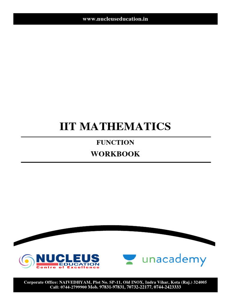 Function Workbook Pdf Function Mathematics Mathematical Relations
