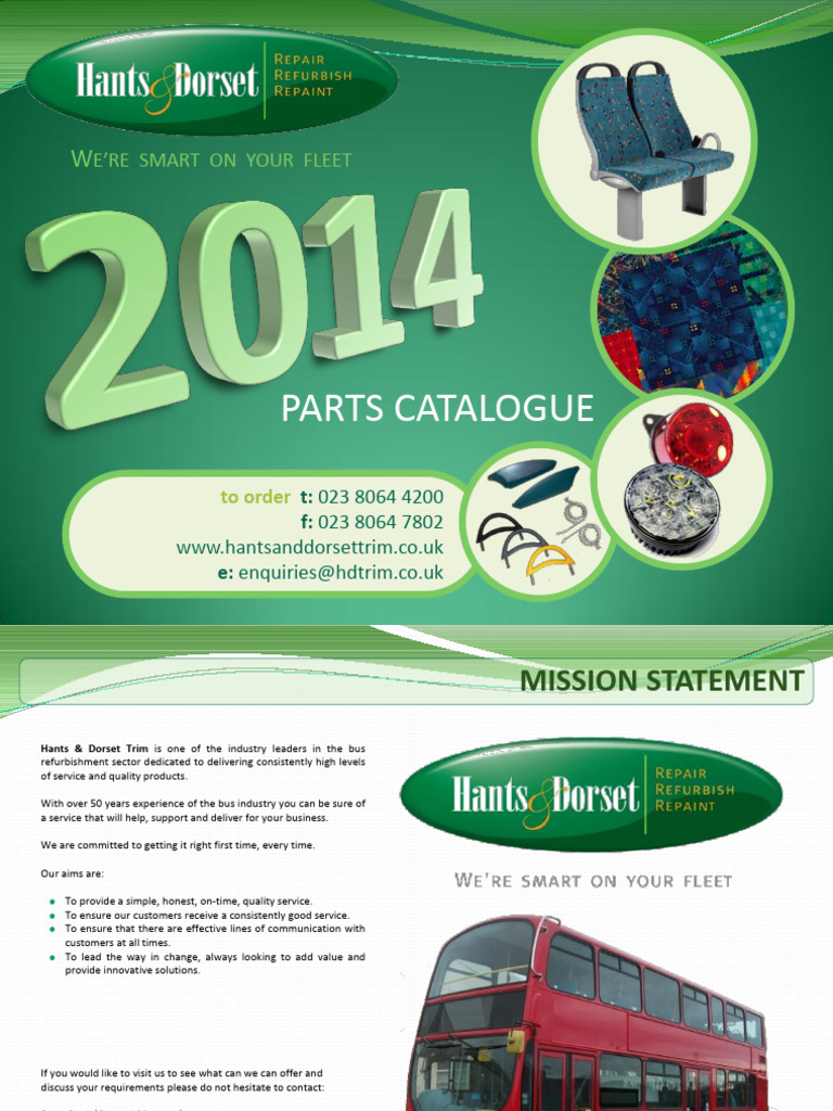 Hants & Dorset Trim Parts Catalogue | PDF | Car Body Styles | Motor Vehicle