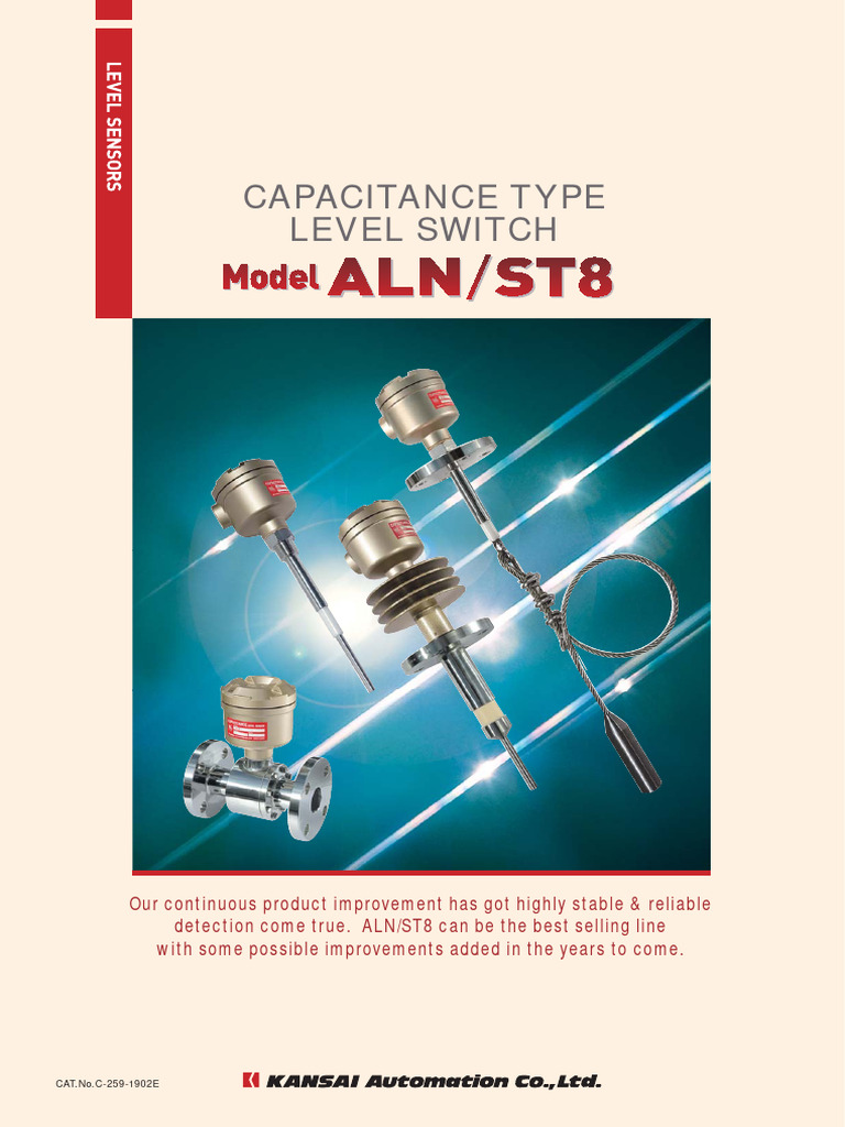 Capacitance Type Level Switch Aln, ST | PDF | Electrical Engineering ...