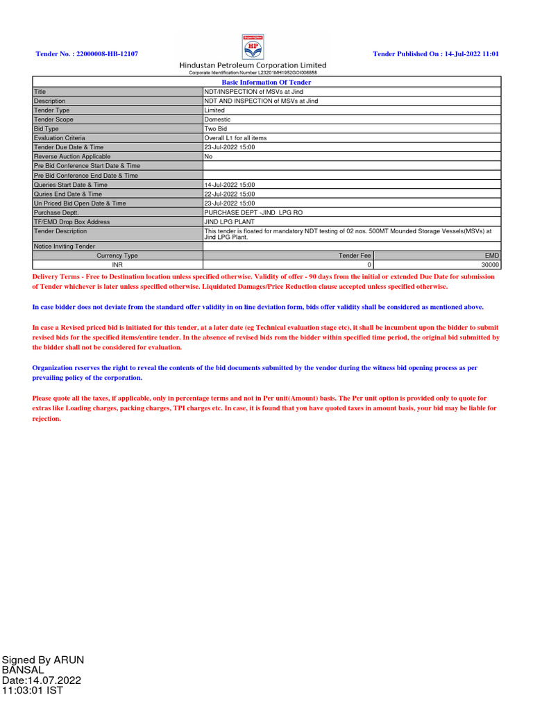 22000008-HB-12107 Jind 2 MSV | PDF | Nondestructive Testing | Calibration