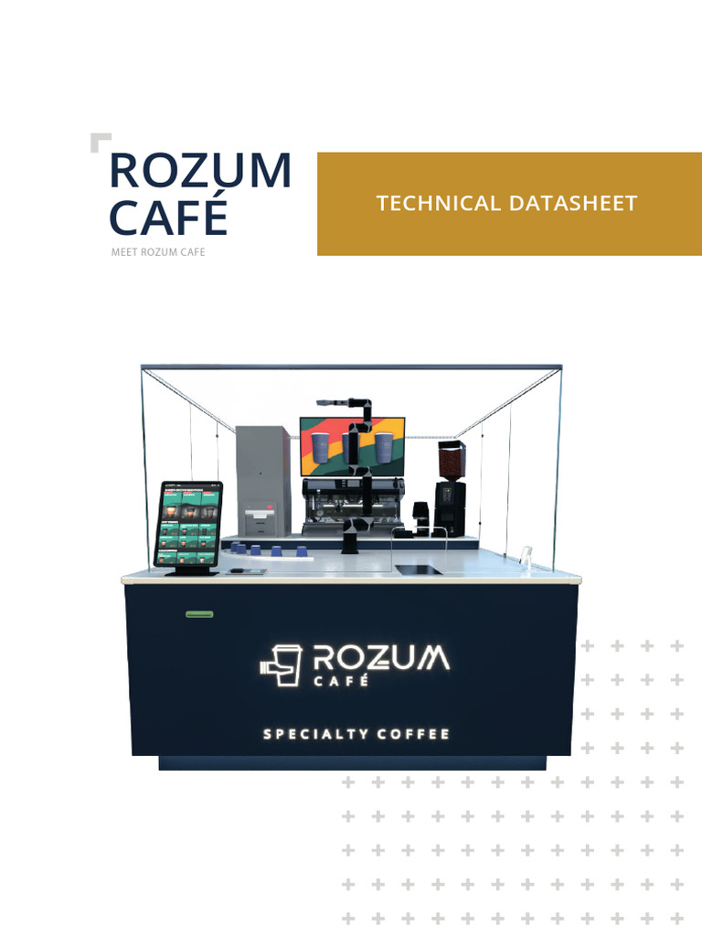 Datasheet - Rozum Cafe - Eng - 2023 | PDF | Coffee | Coffeehouse