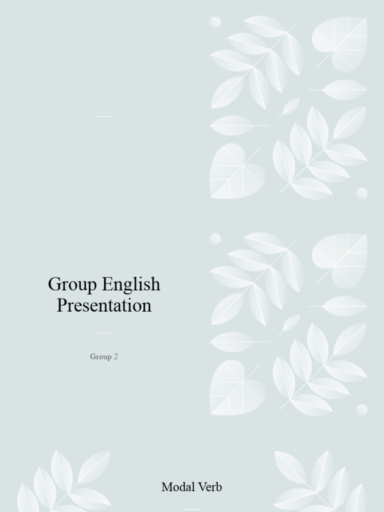 Group 2 | PDF | Verb | Languages