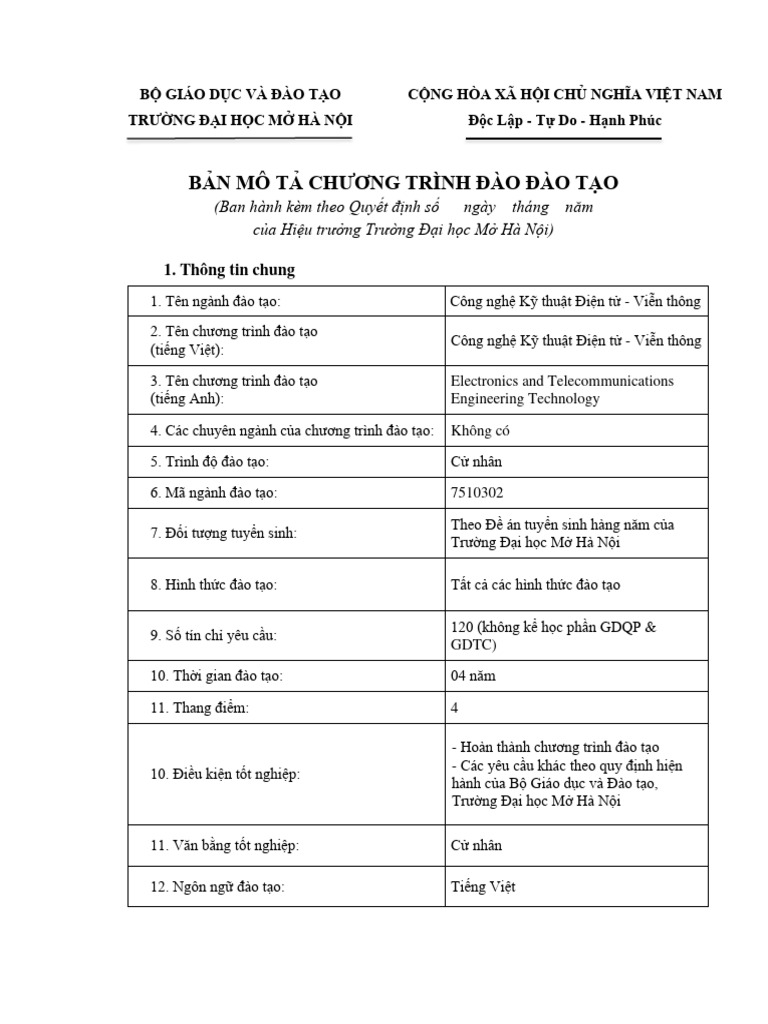 Electronics and Telecommunications Engineering Technology | PDF